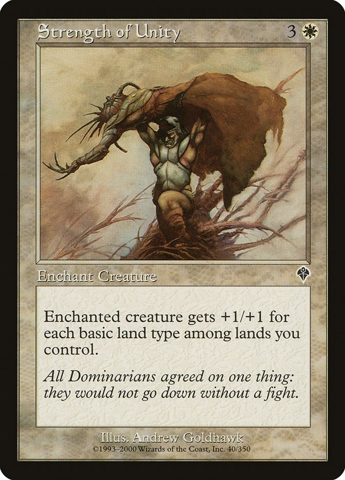Strength of Unity - Invasion - Magic: The Gathering