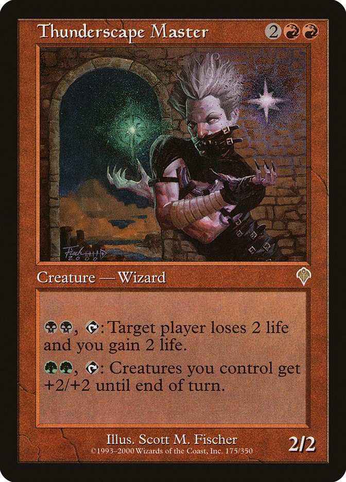 Thunderscape Master - Invasion - Magic: The Gathering
