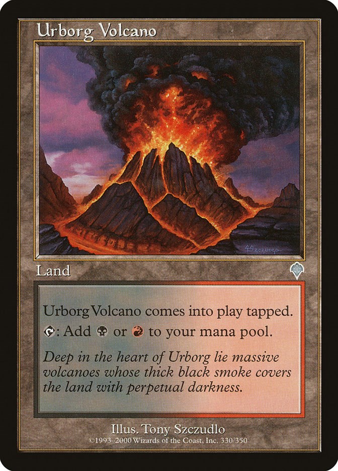 Urborg Volcano - Invasion - Magic: The Gathering