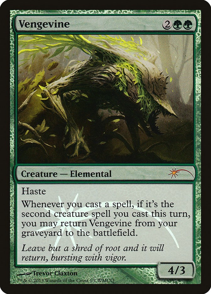 Vengevine - WMCQ Promo Cards - Magic: The Gathering