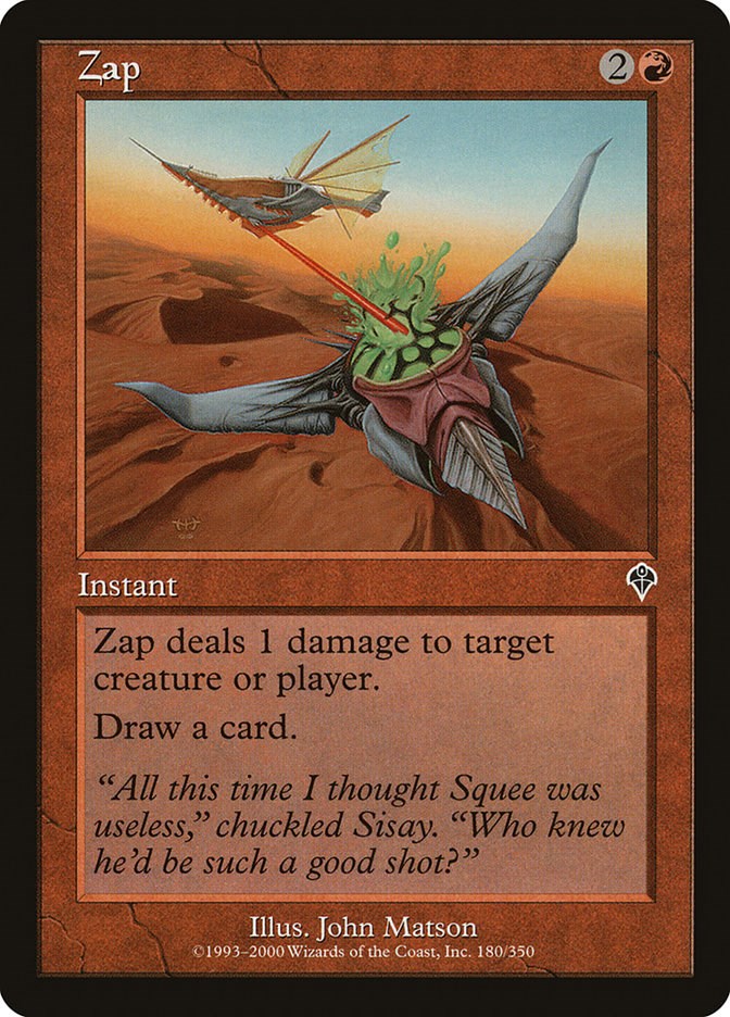 Zap - Invasion - Magic: The Gathering