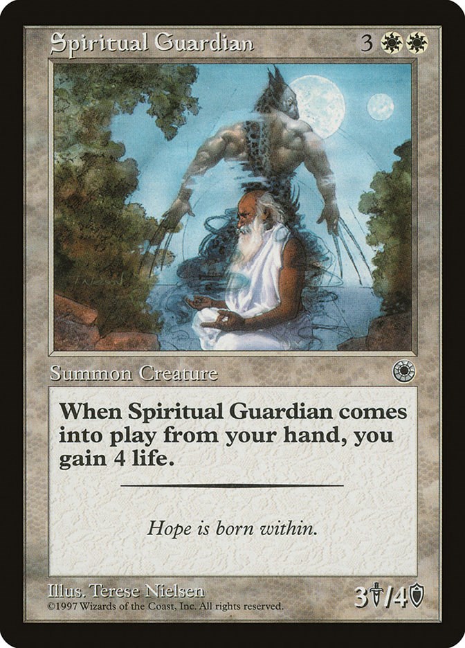 Spiritual Guardian - Portal - Magic: The Gathering