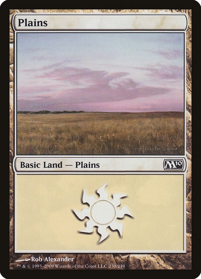 Plains (230) - Magic 2010 (M10) - Magic: The Gathering