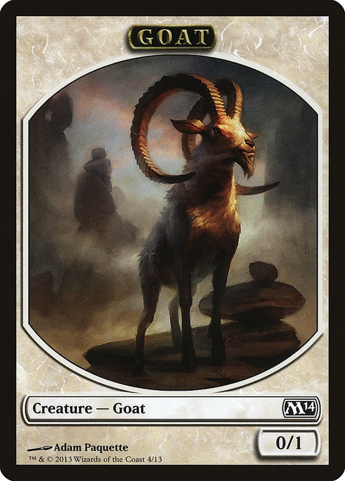 Goat Token - Magic 2014 (M14) - Magic: The Gathering
