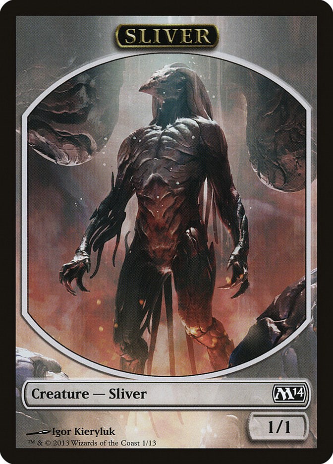 Sliver Token - Magic 2014 (M14) - Magic: The Gathering