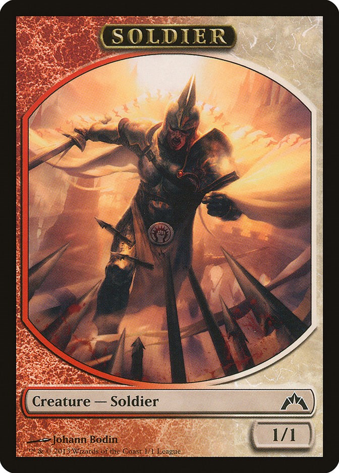 Soldier Token (Gatecrash) - League Promos - Magic: The Gathering