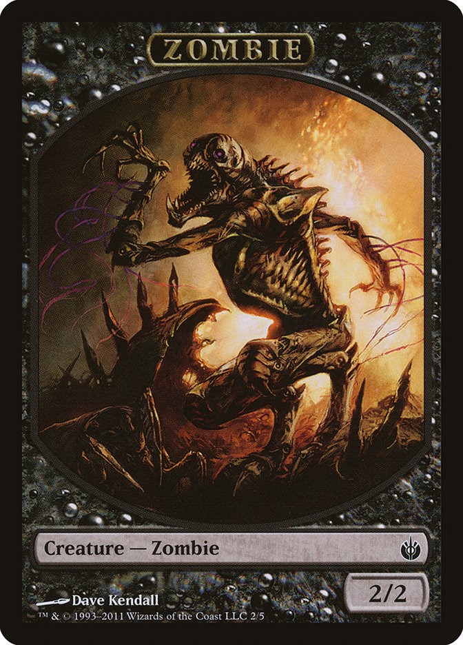 Zombie Token - Mirrodin Besieged - Magic: The Gathering