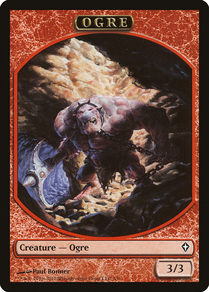 Ogre Token - Worldwake - Magic: The Gathering
