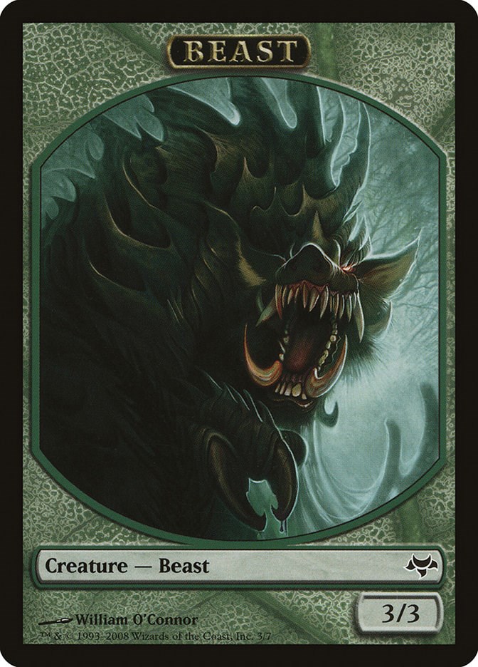 Beast Token - Eventide - Magic: The Gathering