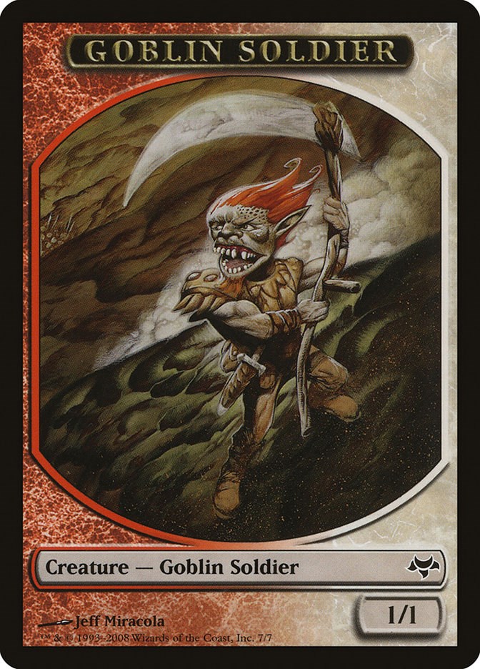 Goblin Soldier Token - Eventide - Magic: The Gathering