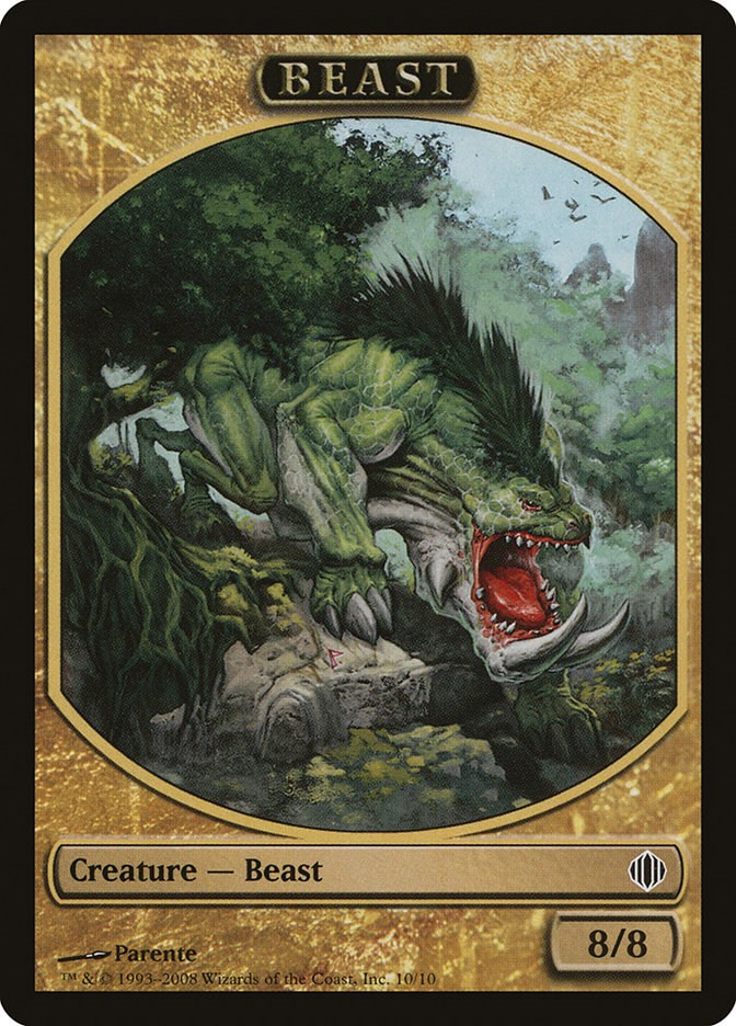 Beast Token (Multicolor) - Shards of Alara - Magic: The Gathering