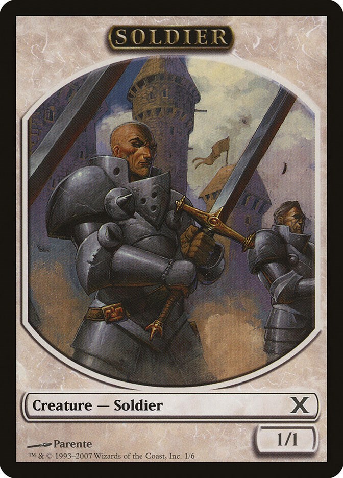 Soldier Token - 10th Edition - Magic: The Gathering