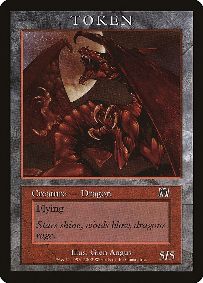 Dragon Token (ONS) - Magic Player Rewards - Magic: The Gathering