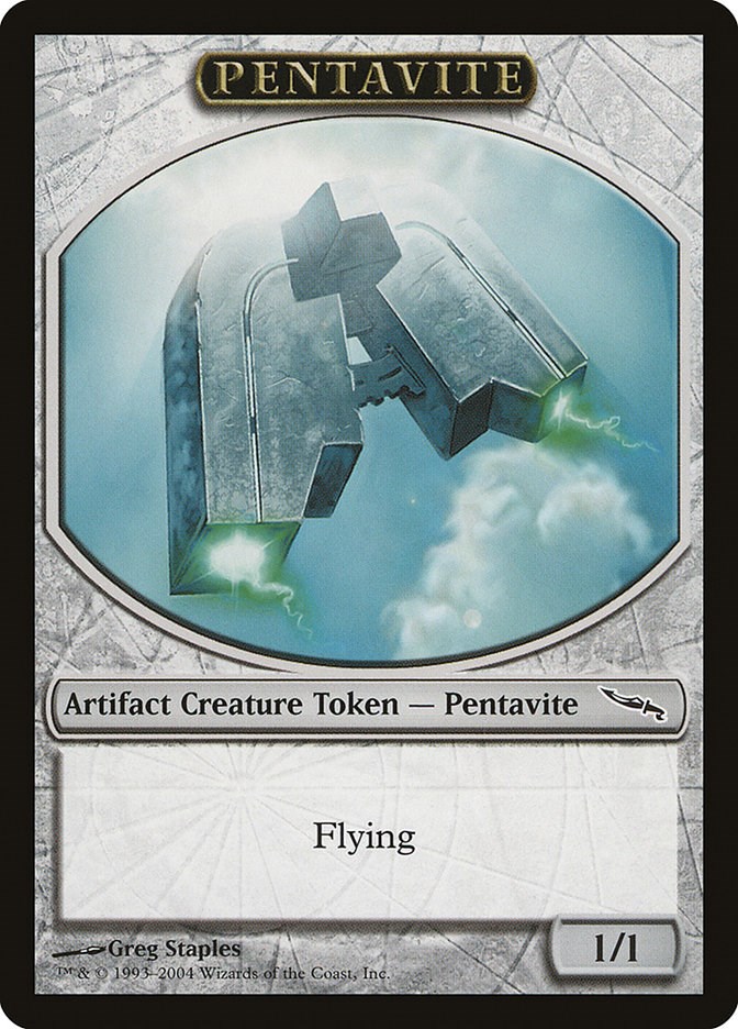 Pentavite Token (Mirrodin) - Magic Player Rewards - Magic: The Gathering