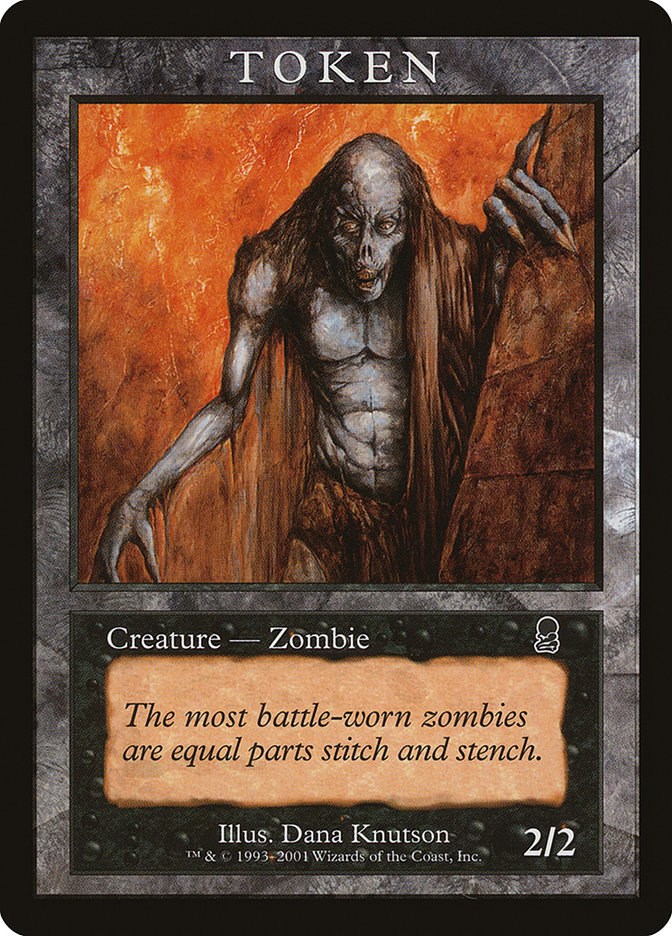 Zombie Token (ODY) - Magic Player Rewards - Magic: The Gathering