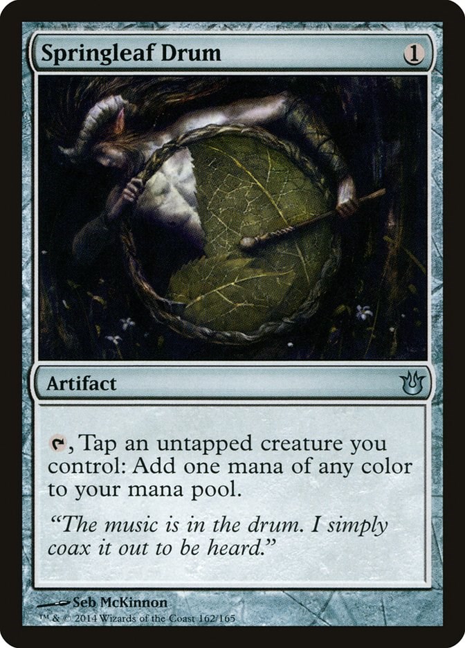 Springleaf Drum - Born of the Gods - Magic: The Gathering