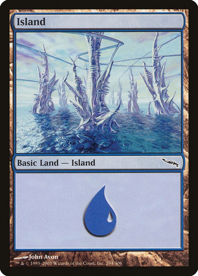 Island (294) - Mirrodin - Magic: The Gathering