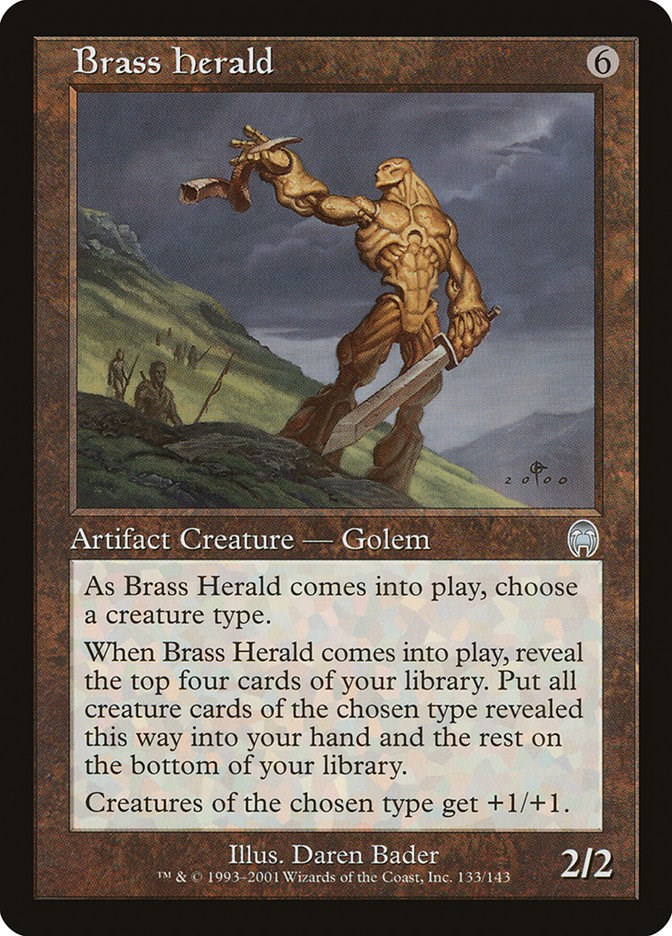 Brass Herald - Apocalypse - Magic: The Gathering