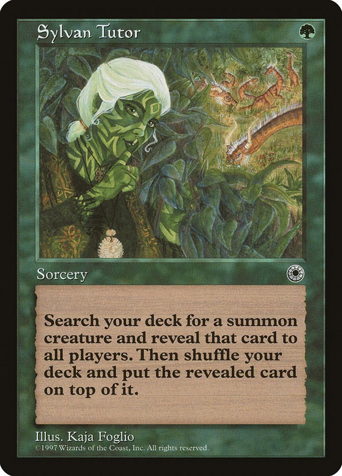 Sylvan Tutor - Portal - Magic: The Gathering