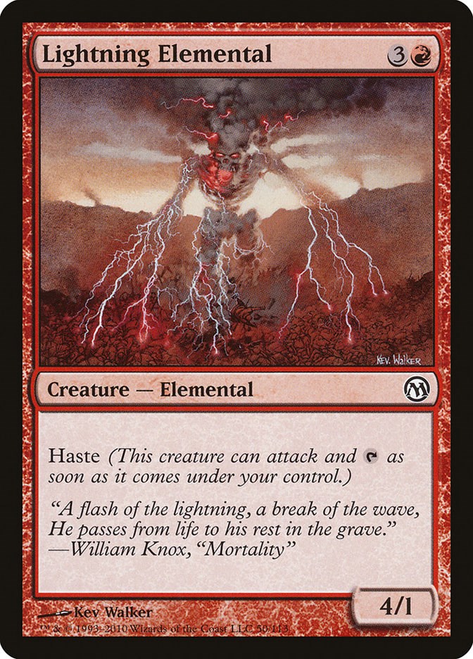 Lightning Elemental - Duels of the Planeswalkers - Magic: The Gathering