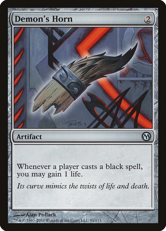 Demon's Horn - Duels of the Planeswalkers - Magic: The Gathering