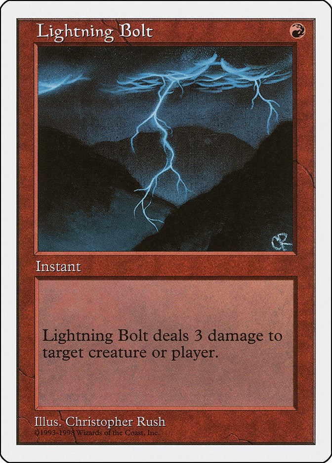 Lightning Bolt - Anthologies - Magic: The Gathering