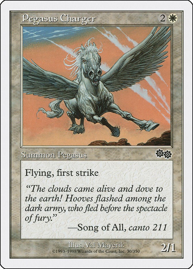 Pegasus Charger - Anthologies - Magic: The Gathering