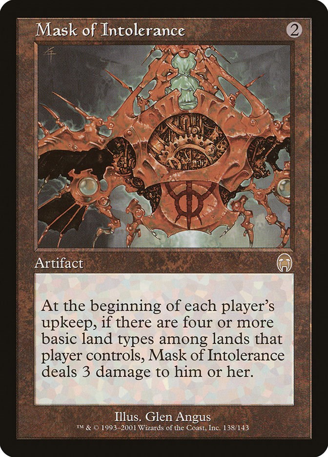 Mask of Intolerance - Apocalypse - Magic: The Gathering