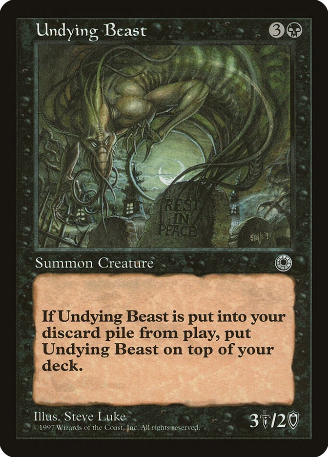 Undying Beast - Portal - Magic: The Gathering