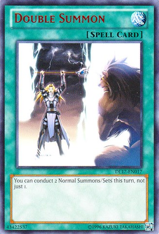 Double Summon (Red) - Duelist League Promo - YuGiOh