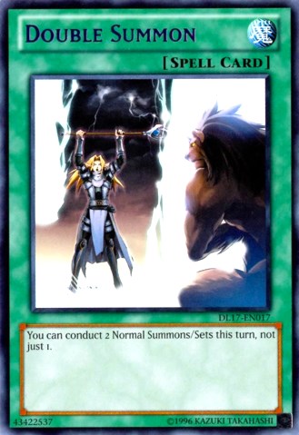 Double Summon (Blue) - Duelist League Promo - YuGiOh