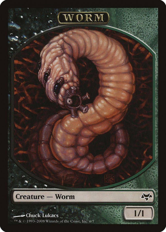 Worm Token - Eventide - Magic: The Gathering
