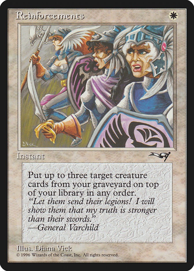 Reinforcements (Line-up) - Alliances - Magic: The Gathering