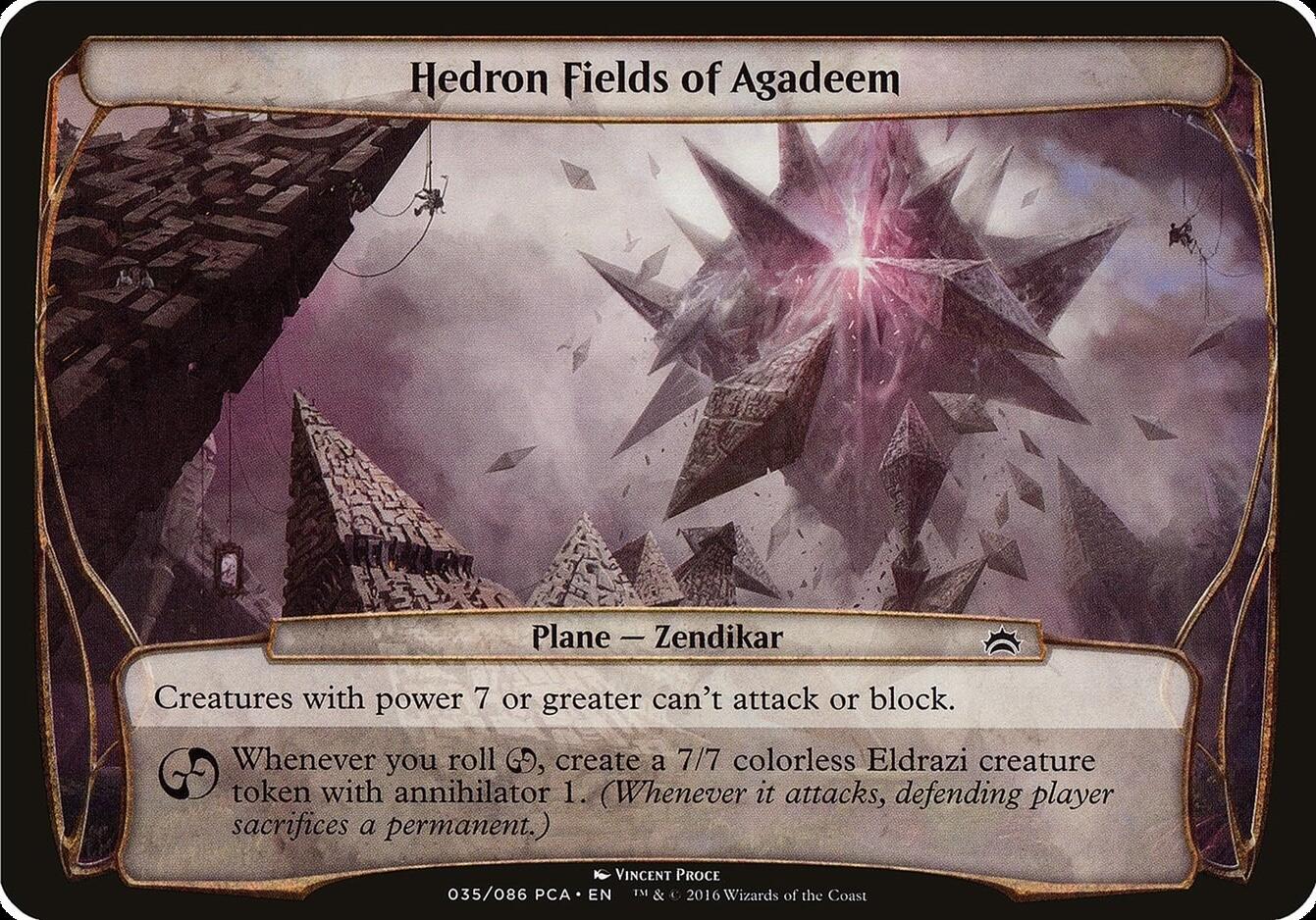 Hedron Fields of Agadeem (Planechase Anthology) - Oversize Cards ...