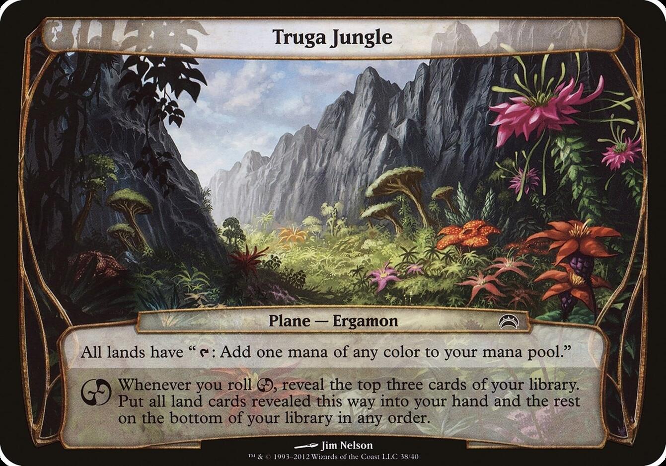 Truga Jungle (Planechase 2012) - Oversize Cards - Magic: The Gathering