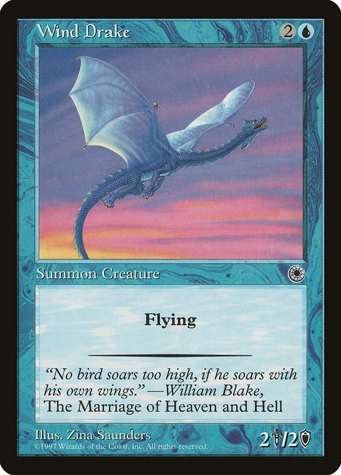 Wind Drake - Portal - Magic: The Gathering