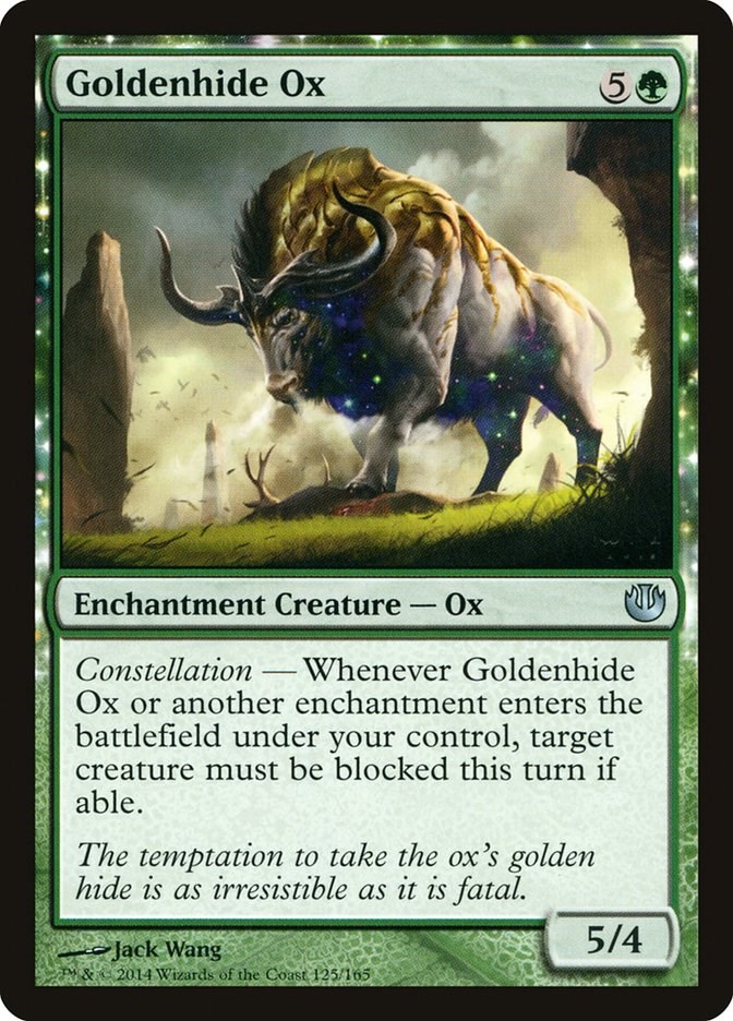 Goldenhide Ox - Journey Into Nyx - Magic: The Gathering