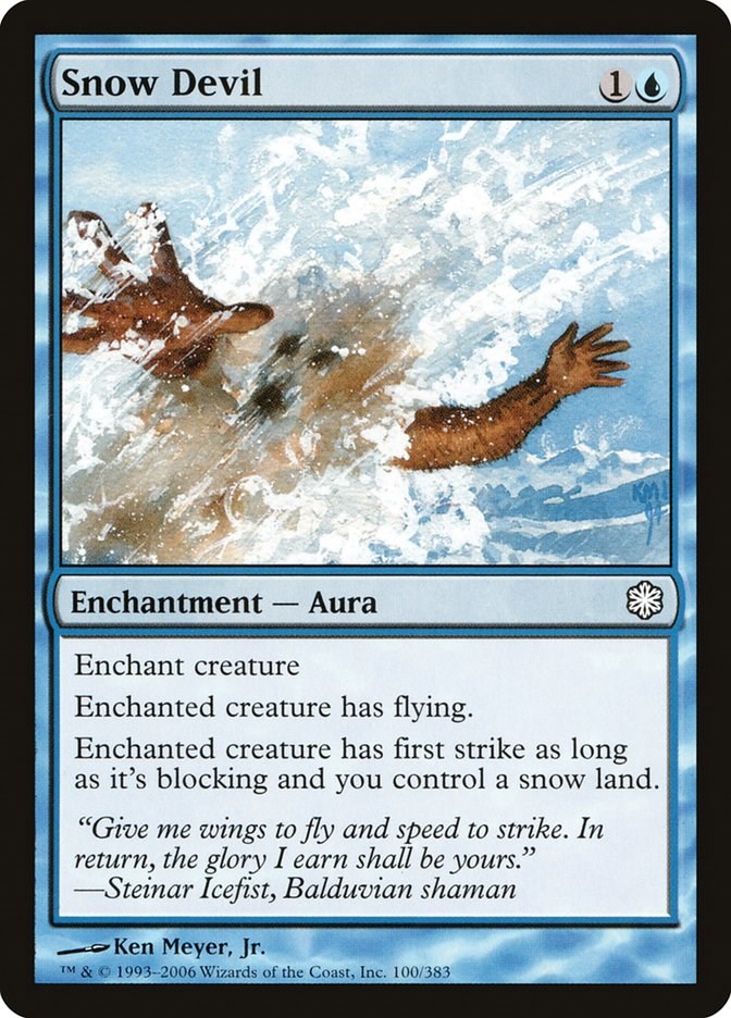 Snow Devil - Coldsnap Theme Deck Reprints - Magic: The Gathering