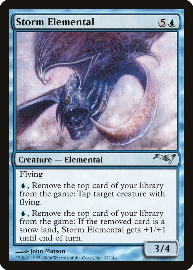 Storm Elemental - Coldsnap Theme Deck Reprints - Magic: The Gathering