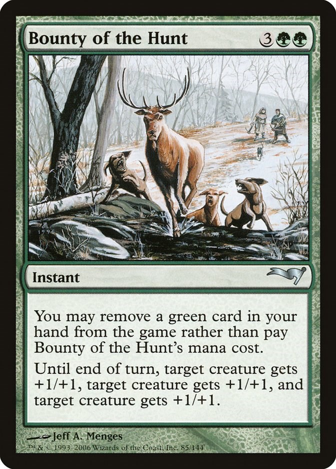 Bounty Of The Hunt Coldsnap Theme Deck Reprints Magic The Gathering