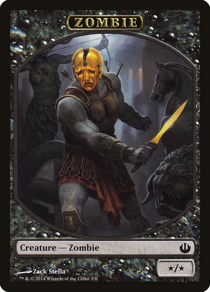 Zombie Token - Journey Into Nyx - Magic: The Gathering