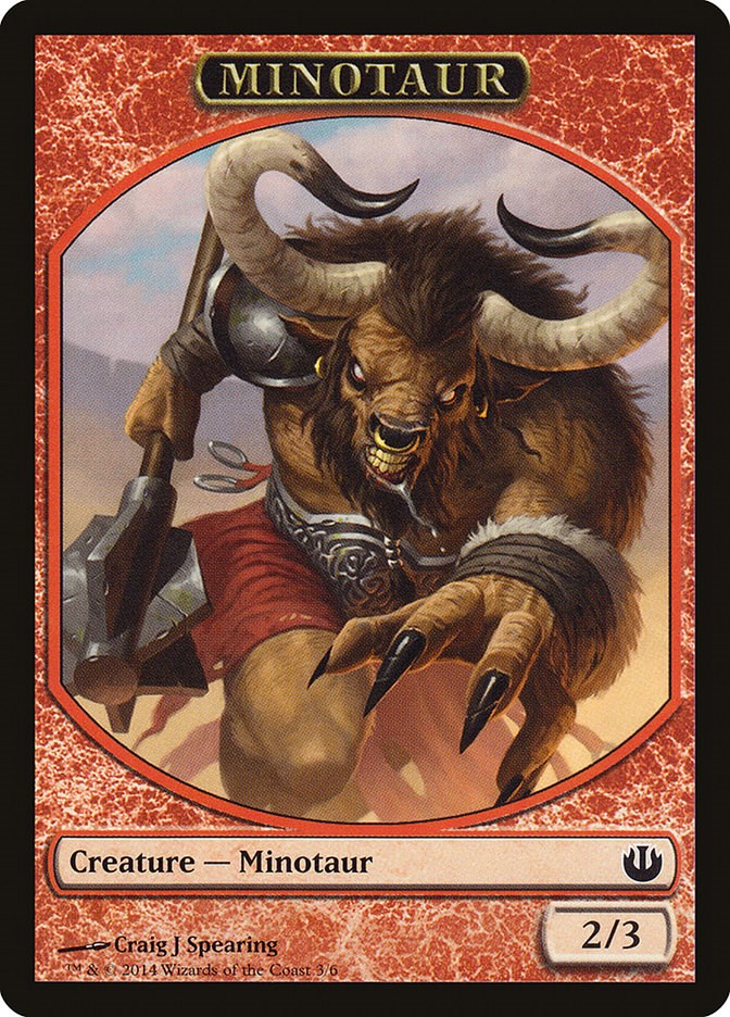 Minotaur Token - Journey Into Nyx - Magic: The Gathering