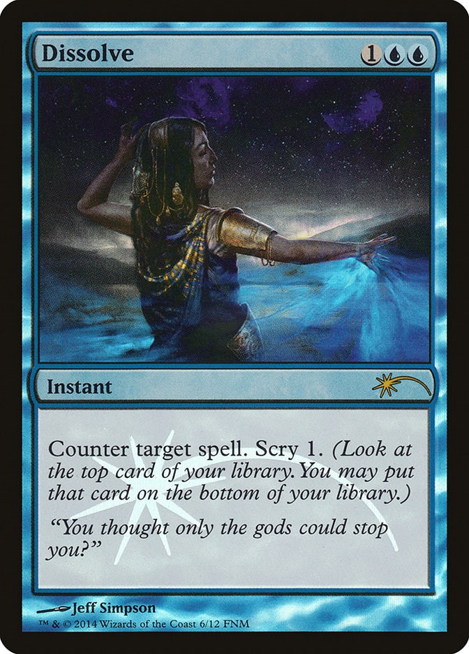 Dissolve - FNM Promos - Magic: The Gathering