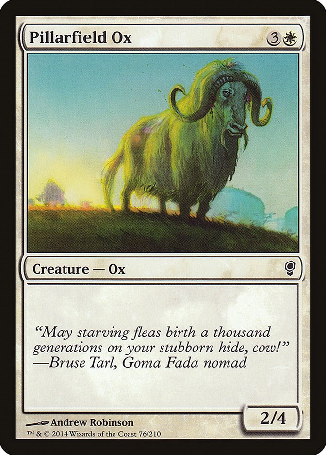 Pillarfield Ox - Conspiracy - Magic: The Gathering