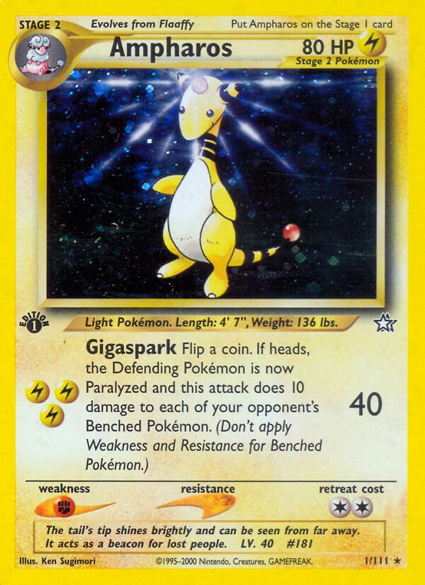 Ampharos - Neo Genesis - Pokemon