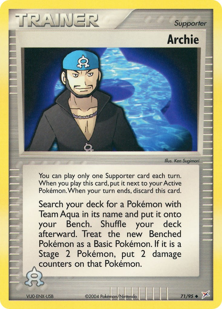 Archie - Team Magma vs Team Aqua - Pokemon