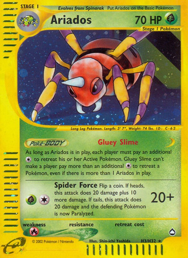 Pokemon Ariados Card