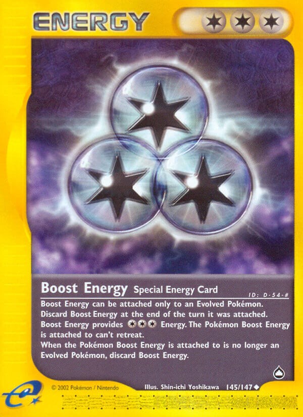 Boost Energy - Aquapolis - Pokemon