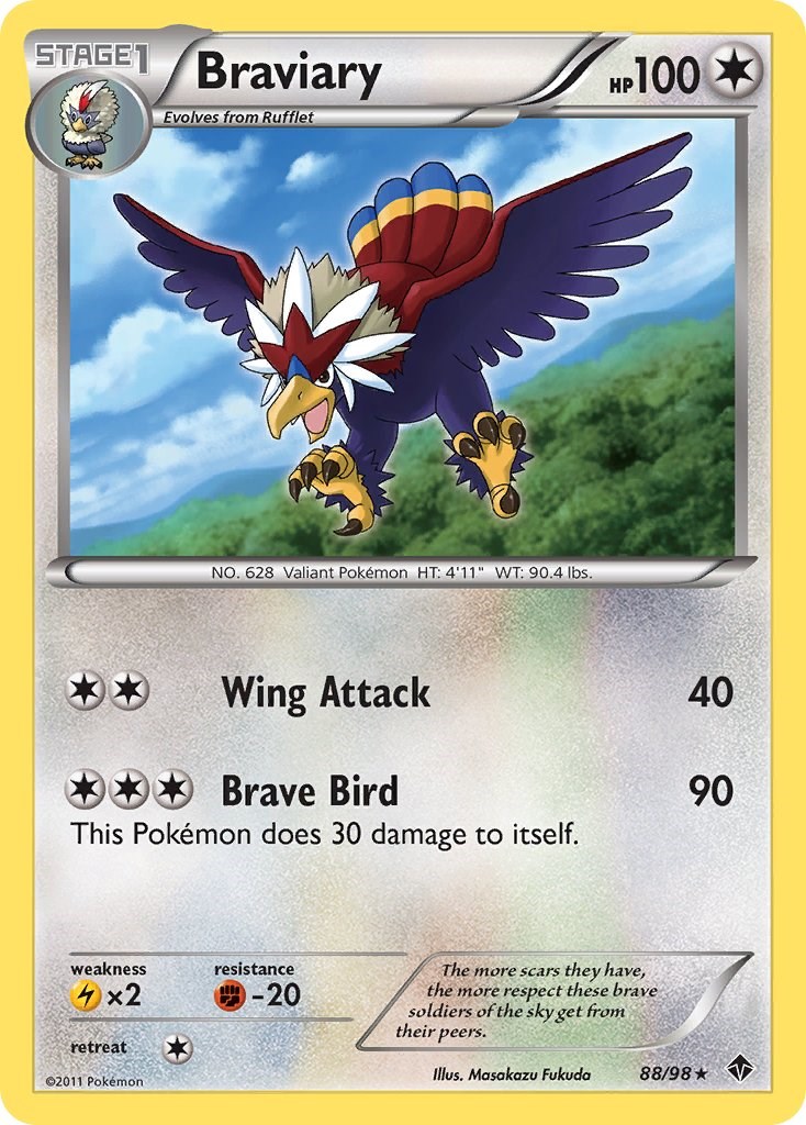 Braviary - Emerging Powers - Pokemon