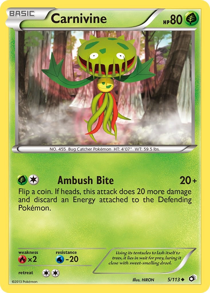 Carnivine - Legendary Treasures - Pokemon